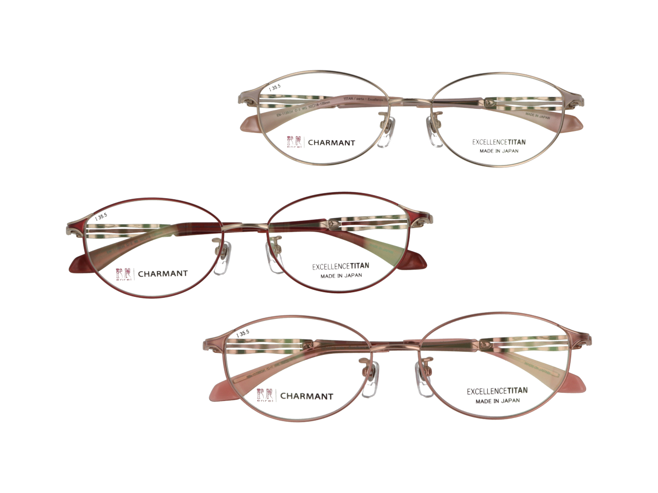 艶麗 ENREI｜CHARMANT EN-1135CH | メガネの愛眼 - めがね・サングラス・コンタクトレンズ・補聴器等をご提供する眼鏡専門店